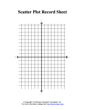Fillable Online Scatter Plot Record Sheet Fax Email Print - pdfFiller