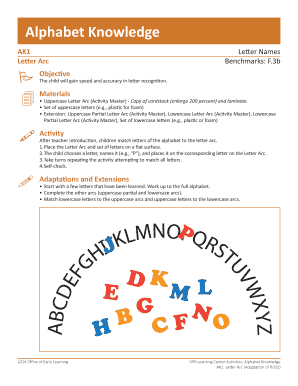 Fillable Online Letter Arc Fax Email Print - pdfFiller