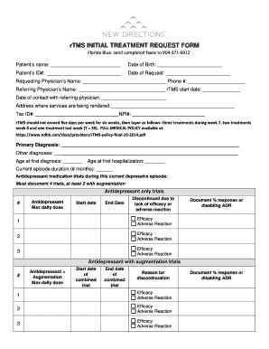 Fillable Online Florida Blue: send completed faxes to 904-371-6912 Fax ...