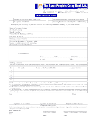 The Surat People's Co-op Bank Ltd - Fill and Sign Printable Template Online