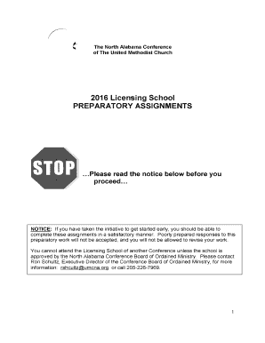 Fillable Online PREPARATORY ASSIGNMENTS Fax Email Print - pdfFiller