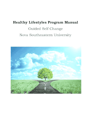 Fillable Online Healthy Lifestyles Program Manual Fax Email Print ...