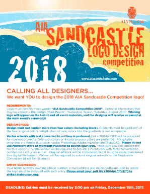 Fillable Online CALLING ALL DESIGNERS Fax Email Print - pdfFiller