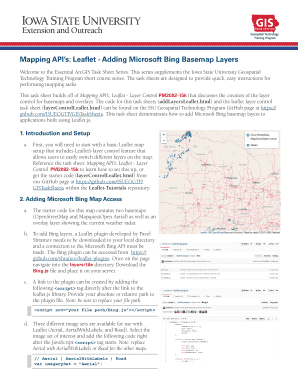 Fillable Online Mapping APIs: Leaflet - Adding Microsoft Bing Basemap ...