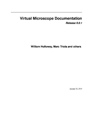 Fillable Online Virtual Microscope Documentation Fax Email Print ...