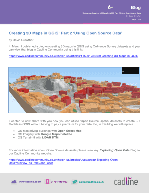 Fillable Online Reference: Creating 3D Maps in QGIS: Part 2 Using Open ...
