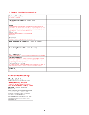 Fillable Online Events Combined Application Form Fax Email Print ...