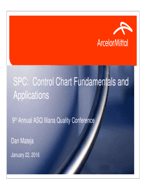 Fillable Online SPC: Control Chart Fundamentals and Fax Email Print ...