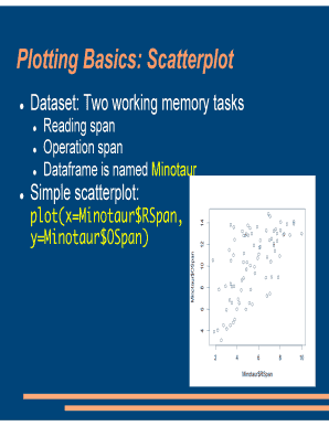 Fillable Online Plotting Basics: Scatterplot Fax Email Print - pdfFiller