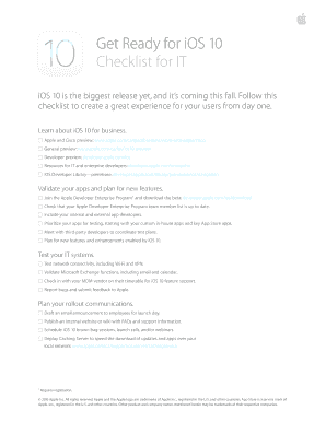 Fillable Online Get Ready for iOS 10 Fax Email Print - pdfFiller