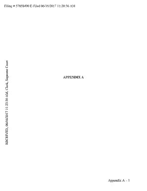 Fillable Online Appendix A 1 Fax Email Print - pdfFiller