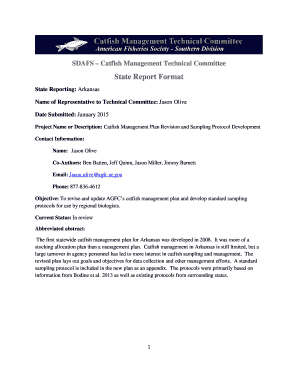 Fillable Online State Report Format Fax Email Print - pdfFiller