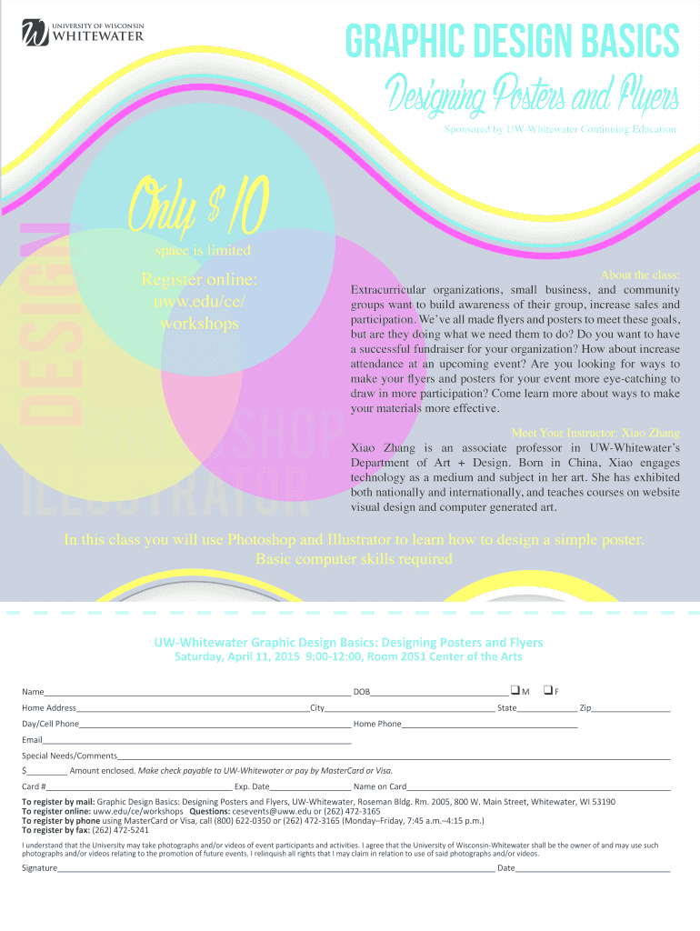 Fillable Online Designing Posters and Flyers Fax Email Print - pdfFiller