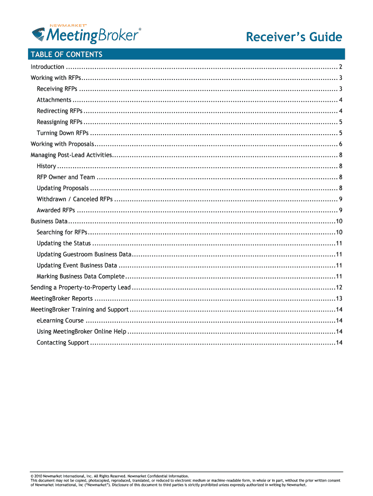 Fillable Online Receivers Guide Fax Email Print - pdfFiller
