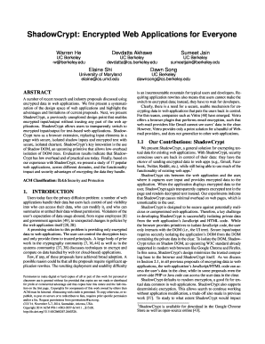 Fillable Online ShadowCrypt: Encrypted Web Applications for Everyone ...