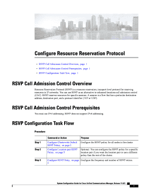 Fillable Online Configure Resource Reservation Protocol Fax Email Print ...
