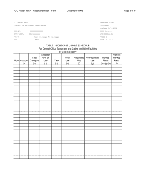 Fillable Online FCC Report 495A - Report Definition - Form Fax Email ...