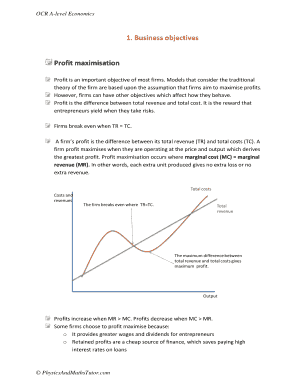 Fillable Online OCR A-level Economics Fax Email Print - pdfFiller