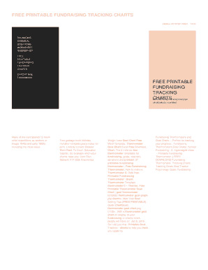 Fillable Online FREE PRINTABLE FUNDRAISING TRACKING CHARTS Fax Email ...