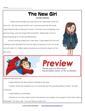 Fillable Online The New Girl Fax Email Print - pdfFiller
