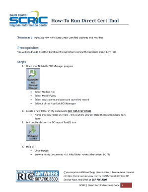Fillable Online How-To Run Direct Cert Tool Fax Email Print - pdfFiller