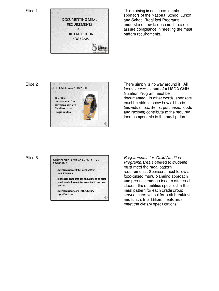 Fillable Online DOCUMENTING MEAL Fax Email Print - pdfFiller