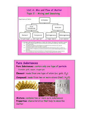 Fillable Online staff gsacrd ab Unit A: Mix and Flow of Matter Fax ...