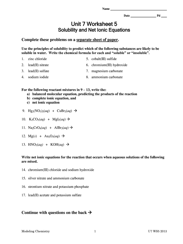 Fillable Online Unit 7 Worksheet 5 Fax Email Print - pdfFiller