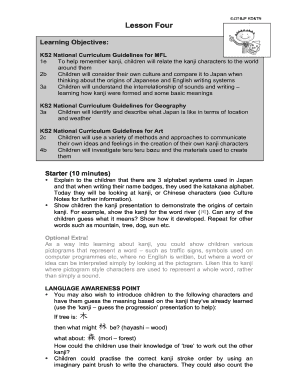 Fillable Online KS2 National Curriculum Guidelines for MFL Fax Email ...