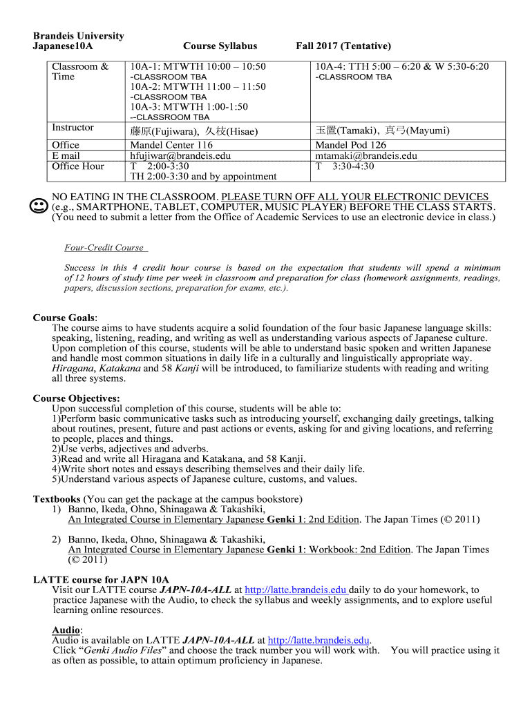 Fillable Online -CLASSROOM TBA Fax Email Print - pdfFiller