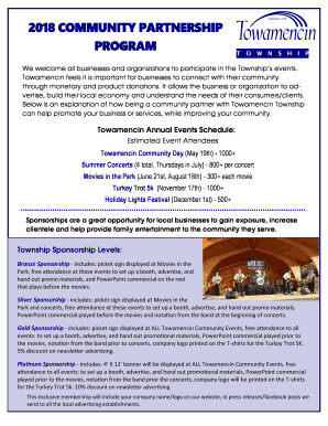 Fillable Online 2018 COMMUNITY PARTNERSHIP Fax Email Print - pdfFiller