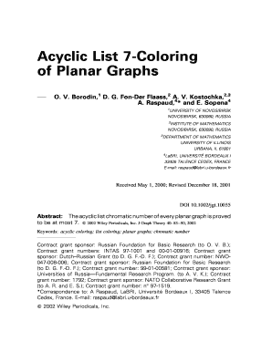 Fillable Online Acyclic List 7-Coloring Fax Email Print - pdfFiller