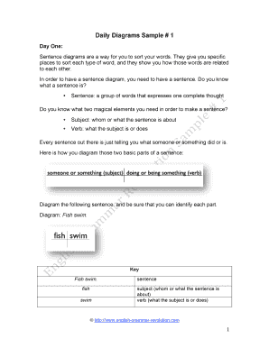 Fillable Online Daily Diagrams Sample # 1 Fax Email Print - pdfFiller