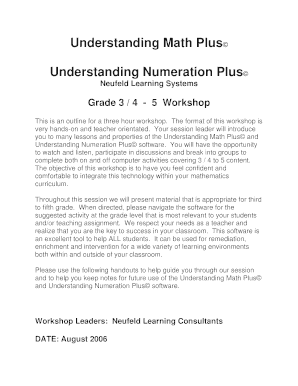 Fillable Online Understanding Math Plus Fax Email Print - pdfFiller