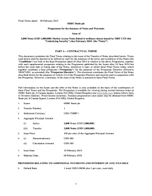 Fillable Online 2,000 Notes (USD 1,000,000) Market Access Notes linked ...