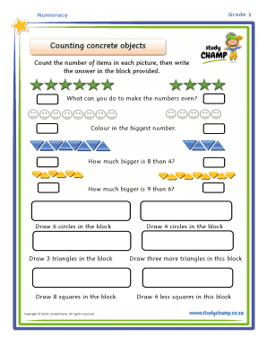Fillable Online Counting concrete objects Fax Email Print - pdfFiller