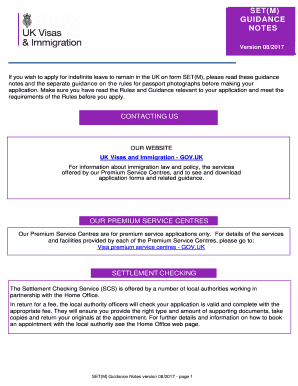 Fillable Online If you wish to apply for indefinite leave to remain in ...