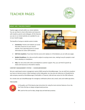 Fillable Online TEACHER PAGES Fax Email Print - pdfFiller