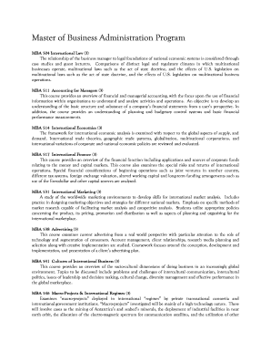 Fillable Online MBA 504 International Law (3) Fax Email Print - pdfFiller