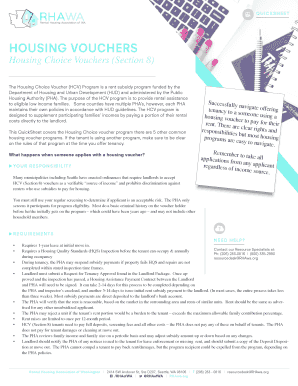 Fillable Online Housing Choice Vouchers (Section 8) Fax Email Print ...