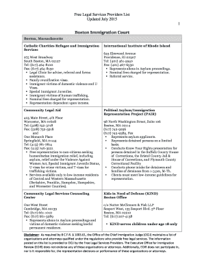 Boston Immigration Court - Fill Online, Printable, Fillable, Blank ...