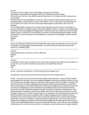 Fillable Online Hi Terry, Fax Email Print - pdfFiller