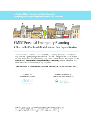 Fillable Online A Functional Needs Framework for Every Community Fax ...