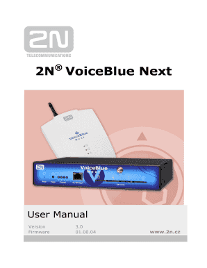 Fillable Online 2N VoiceBlue Next Fax Email Print - pdfFiller