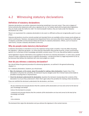 Fillable Online 2 Witnessing statutory declarations Fax Email Print ...