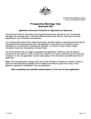 Fillable Online This document lists the information and supporting ...