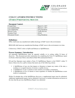 Fillable Online COGCC EFORM INSTRUCTIONS Fax Email Print - pdfFiller