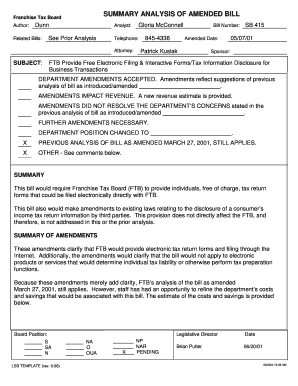 Fillable Online SB 415 Fax Email Print - pdfFiller