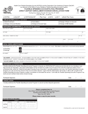 Fillable Online FSA Forms and Downloads - NYC.gov Fax Email Print ...