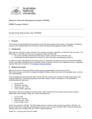 Fillable Online Electronic Records Management System (ERMS) Fax Email ...